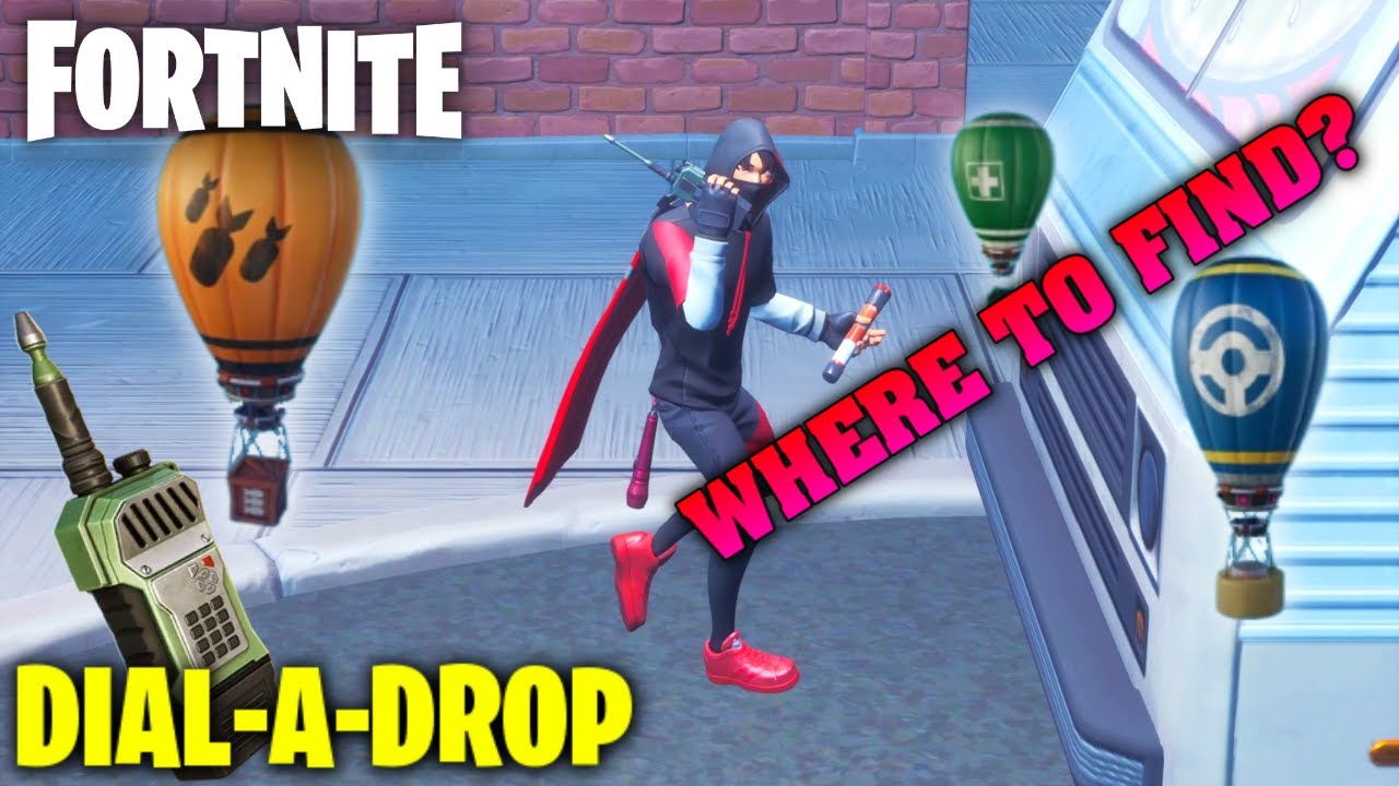 Fortnite: Dial-A-Drop 📦 (WHERE TO FIND & HOW TO USE) - YouTube