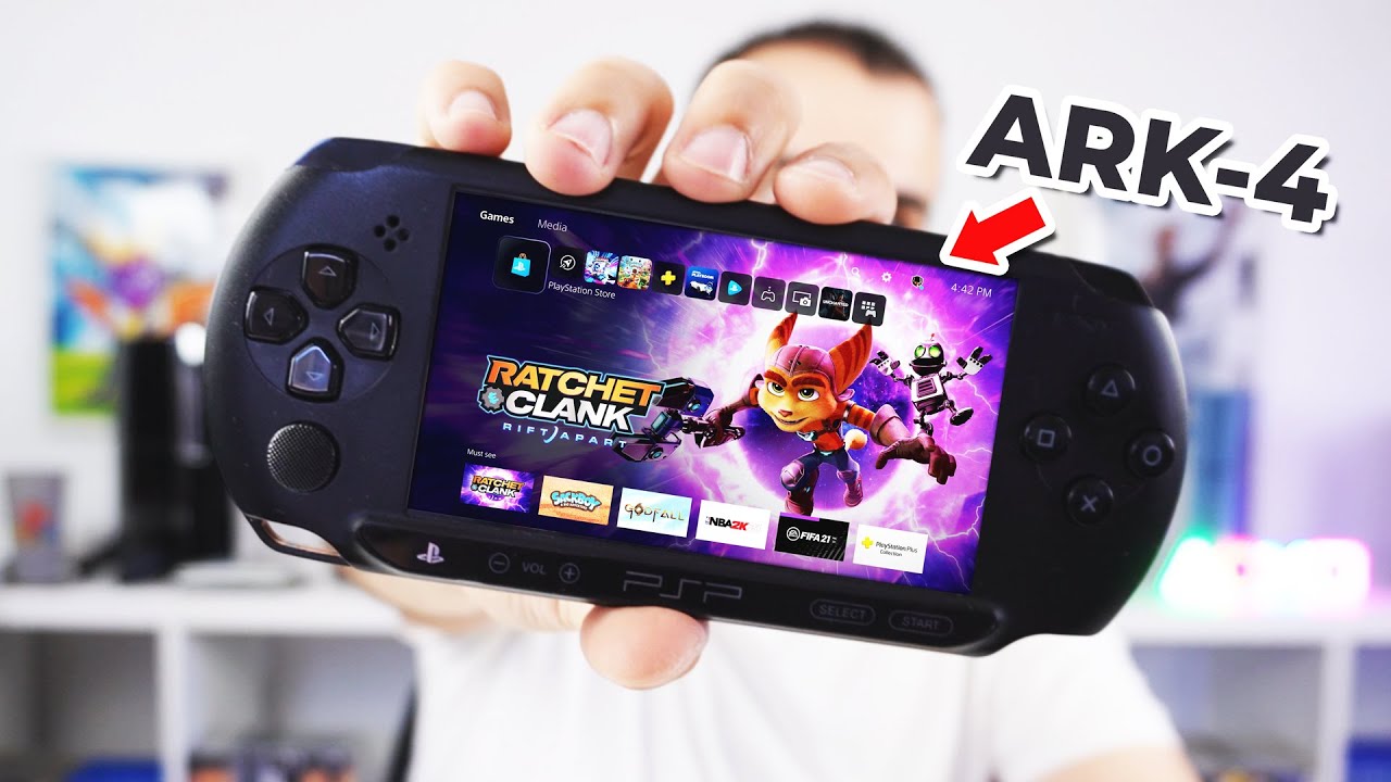 COMO DESBLOQUEAR QUALQUER PSP ARK-4 | EXTRAS + PERMANENTE - YouTube