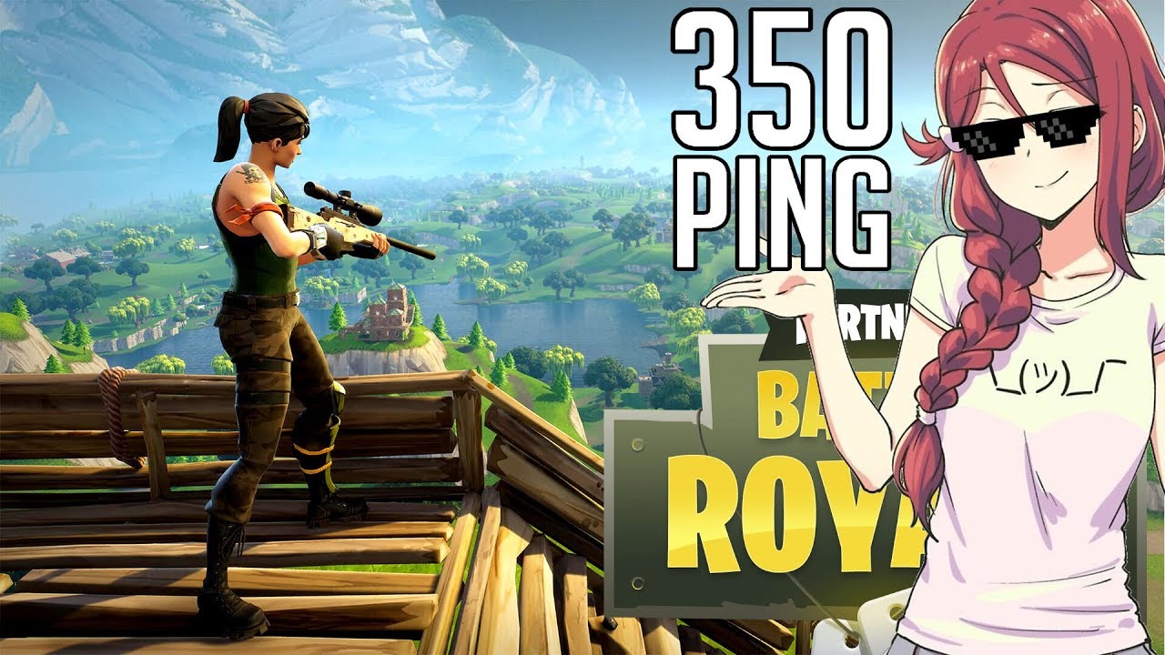 Wygrana na 350 ping - Challenge || Fortnite Battle Royale - YouTube