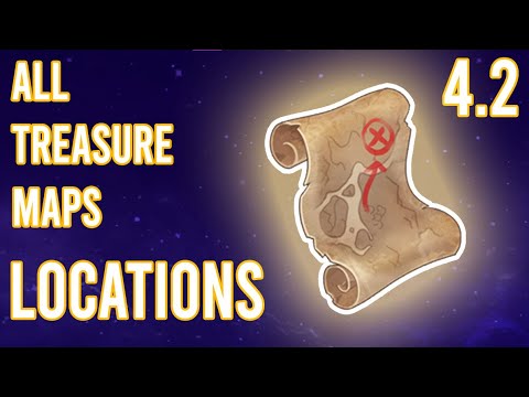 ALL 8 4.2 Treasure Maps Locations Part 1 | Genshin Impact Fontaine ...