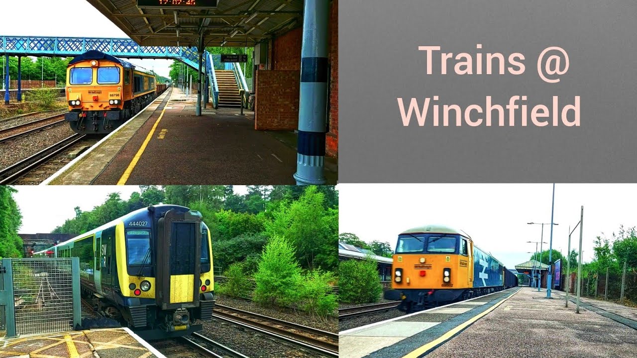 Trains @ Winchfield Station | 25.08.22 - YouTube