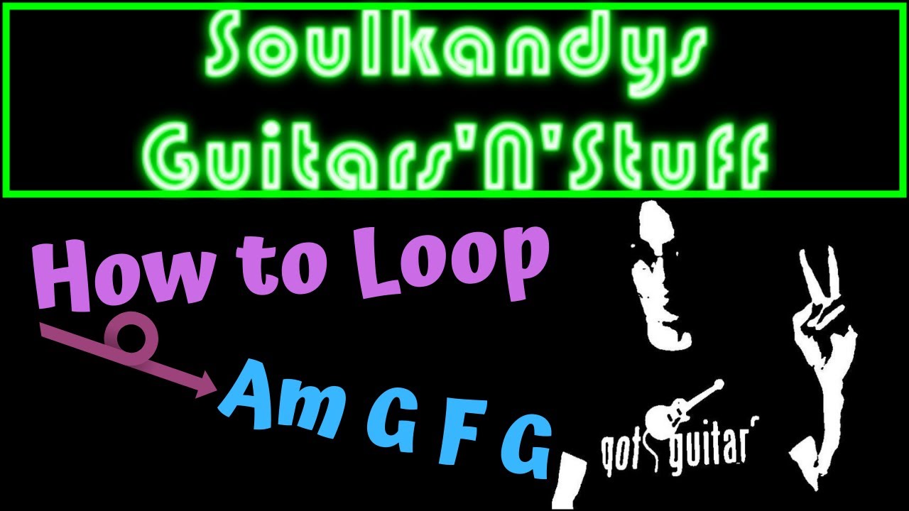 How to Loop Am G F G Chord Progression - YouTube