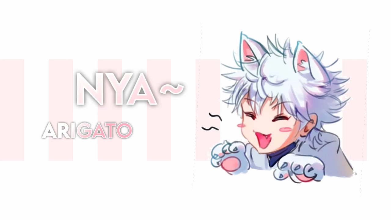 Killua sings nya arigato - YouTube