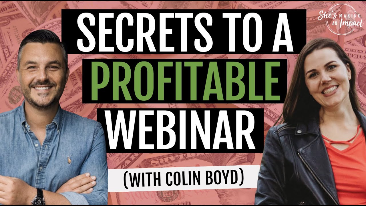 Secrets to a Profitable Webinar (with Colin Boyd) | Rachel Ngom - YouTube