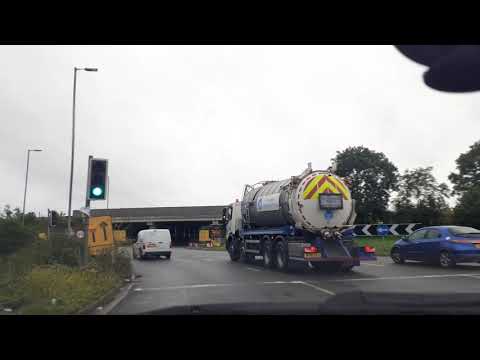 Driving on M4 motorway, A312 road Monday morning July 27 - YouTube