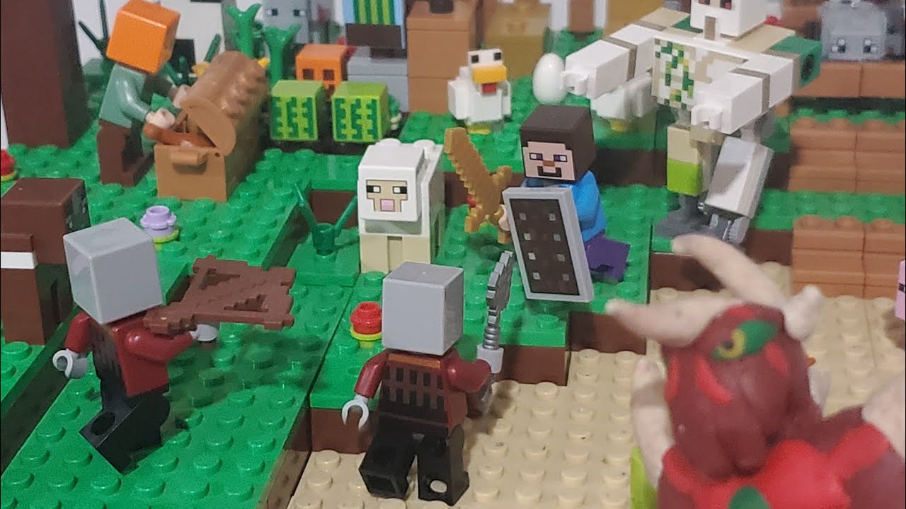 LEGO Minecraft Chunk MOC: The Overworld - YouTube