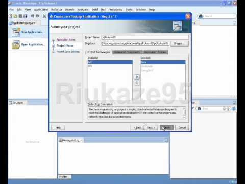 Tutorial JDeveloper 11G Crear app, clase, frame en CAP 2 - YouTube