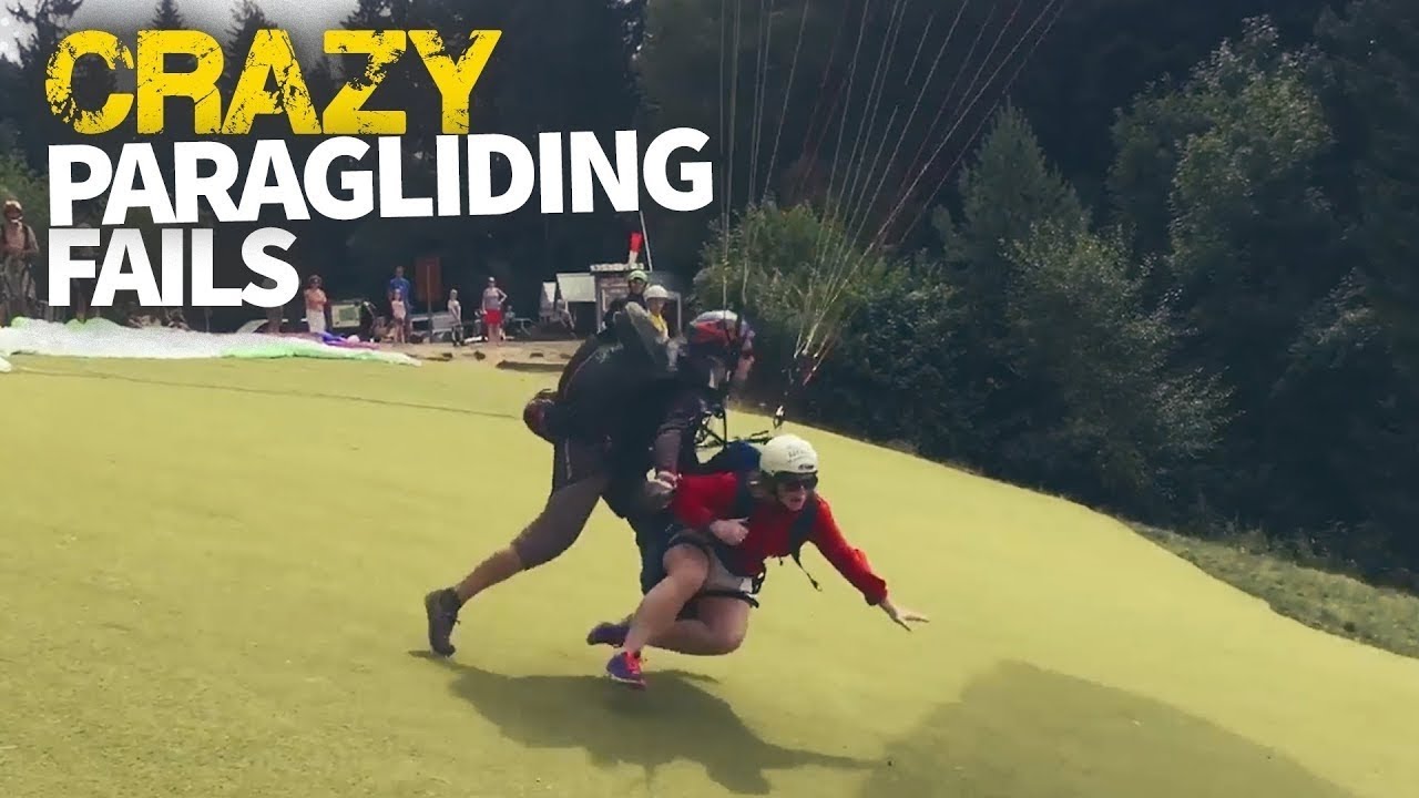 CRAZY PARAGLIDING FAILS VIDEOS COMPILATION - YouTube