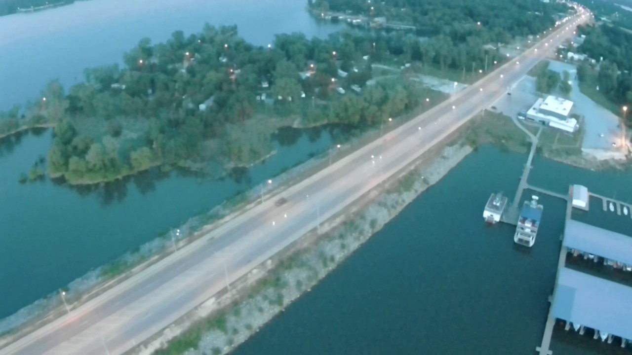 SailBoat Bridge Grand Lake Oklahoma - Solo 3dr with Firefly 7s - YouTube