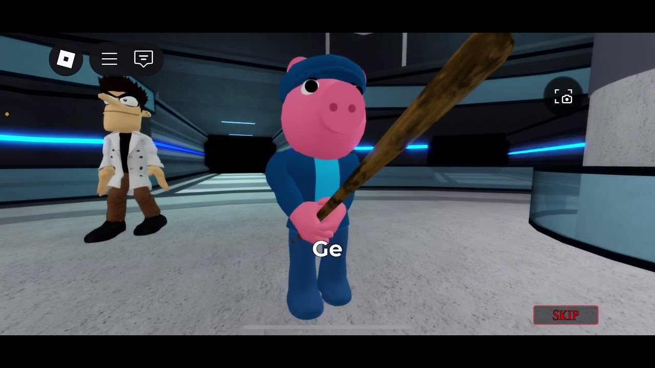 Playing roblox piggy lol - YouTube