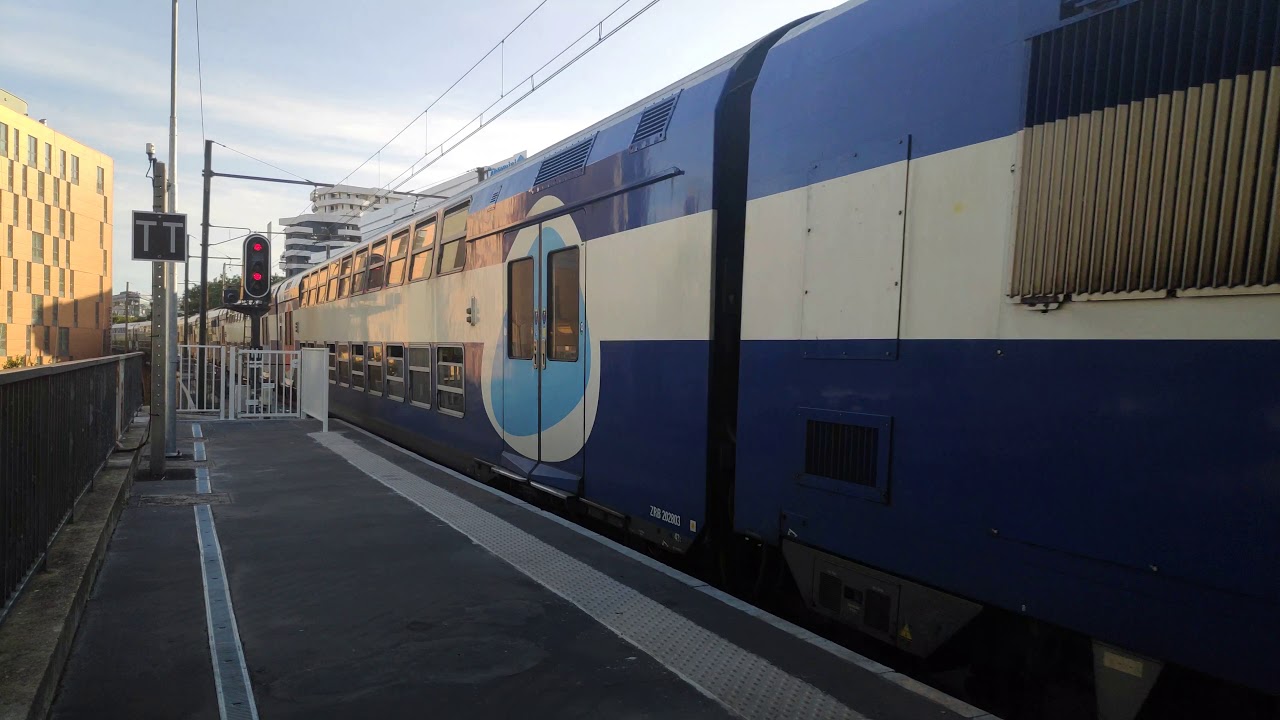 départ de train [Z20500 + Z20900, ISSY VAL DE SEINE, VICK] - YouTube
