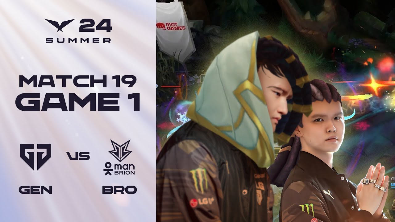 펜타의 꿈을 꾸었느냐 | GEN vs. BRO 게임1 하이라이트 | 06.23 | 2024 LCK 서머 스플릿 - YouTube
