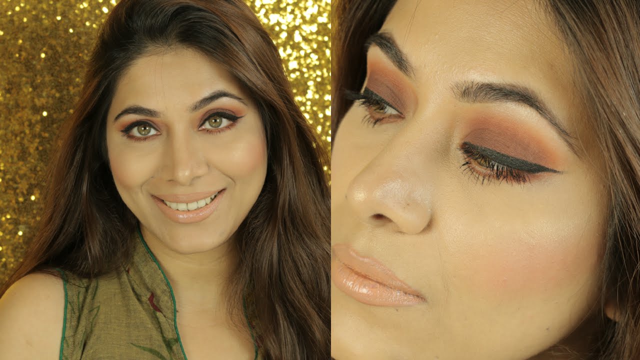Reddish Brown Eyeshadow Tutorial - YouTube