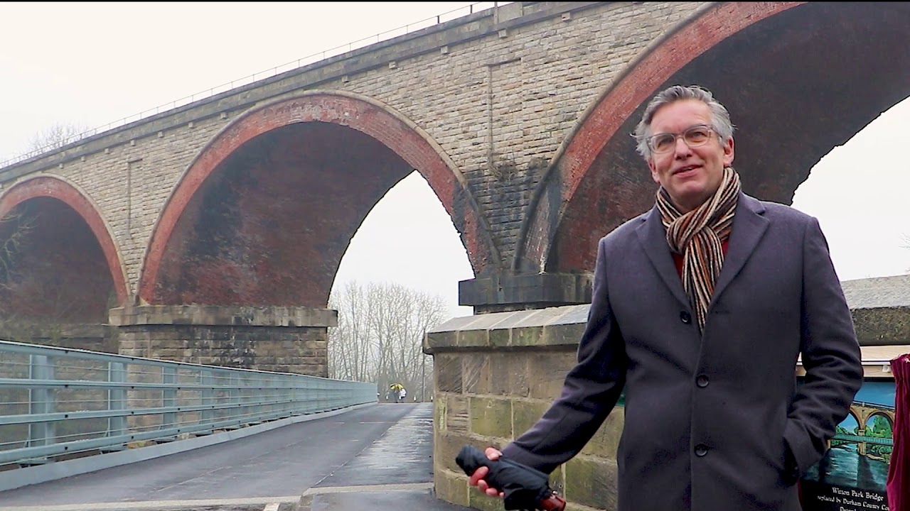 Witton Park Bridge reopens - YouTube