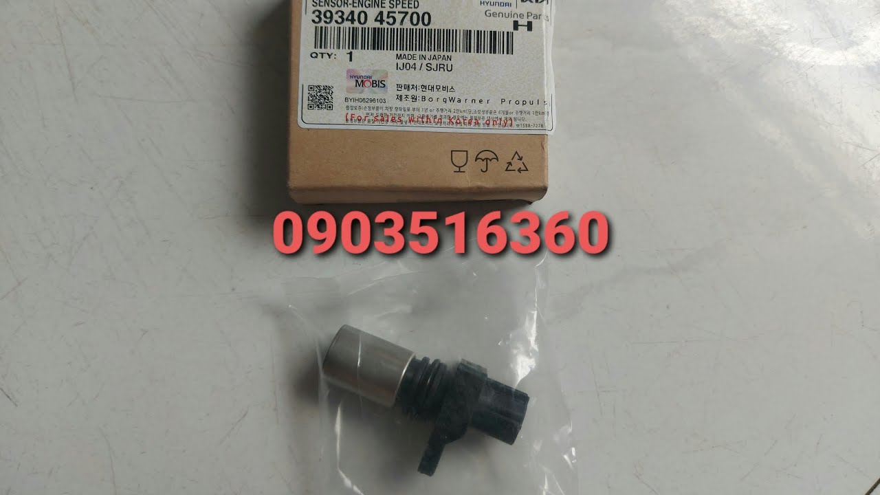 cảm biến tốc độ động cơ Hyundai County D4DD (3934045700) - YouTube