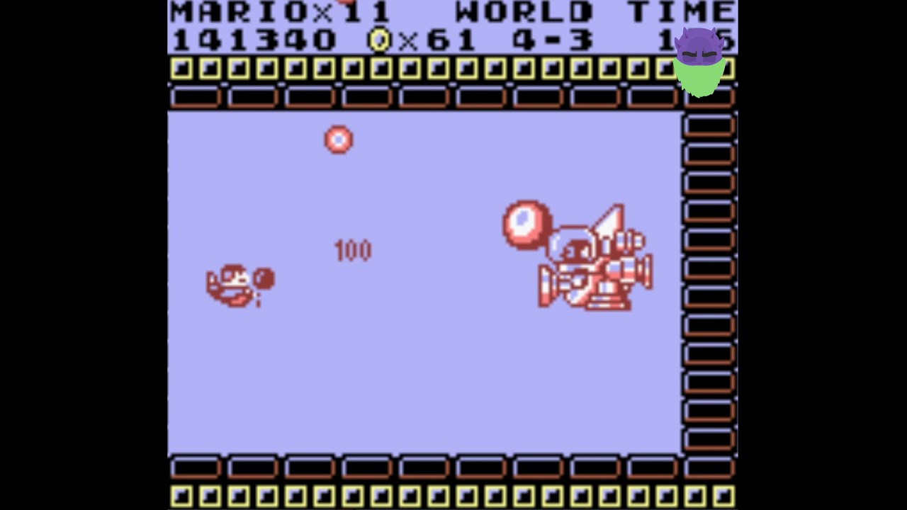 Super Mario Land. Final Boss! Biokinton e Tatanga ! - YouTube