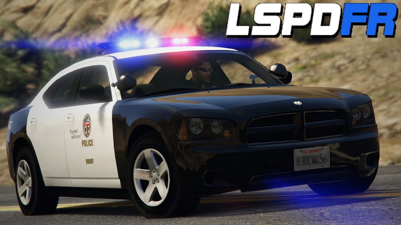 GTA V LSPDFR #93 2009 LAPD Dodge Charger - YouTube
