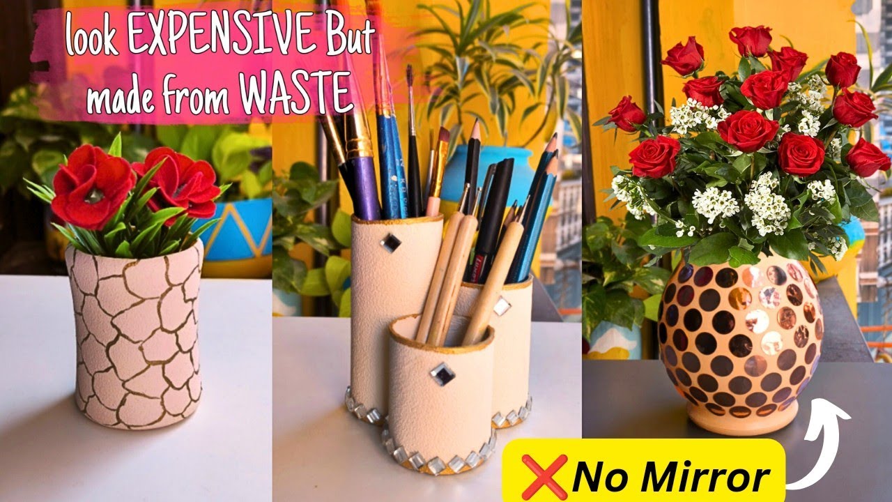 Look Expensive But made from Waste/ Classy Looking DIY Craft Ideas/ DIY ...