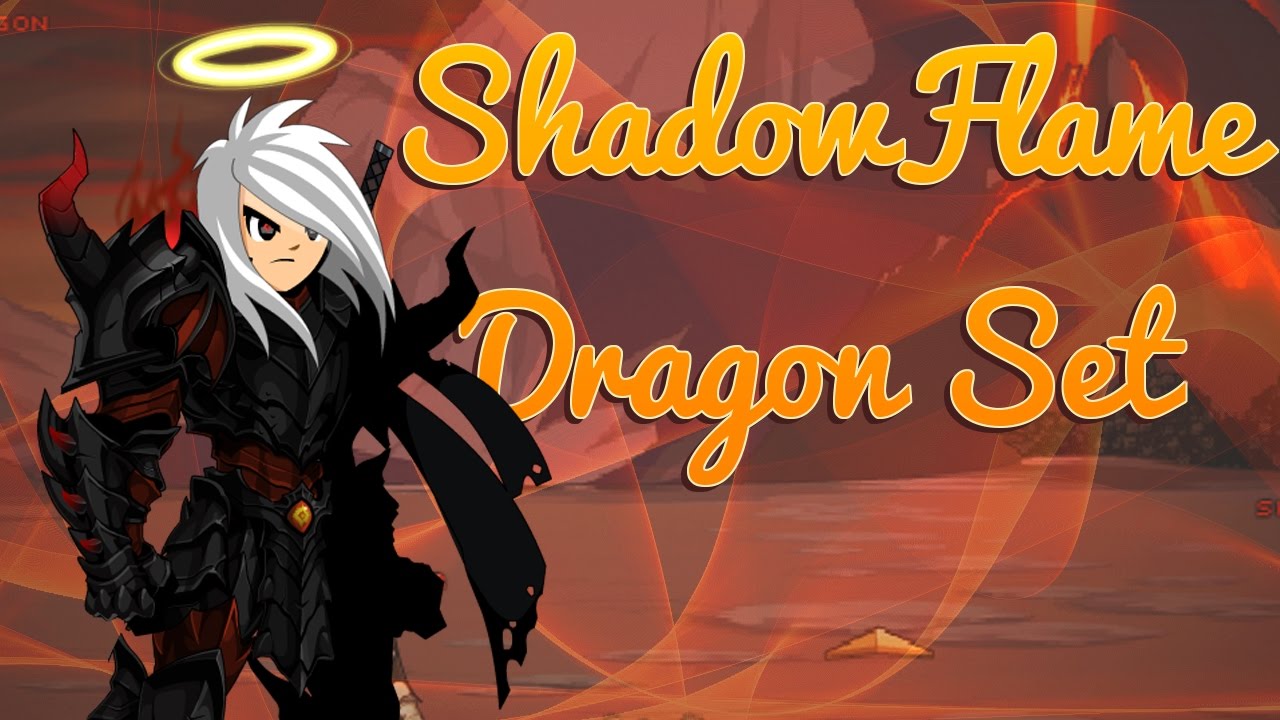 ⌠Aqw⌡ Epic New 'Shadow Flame Dragon' Set - YouTube