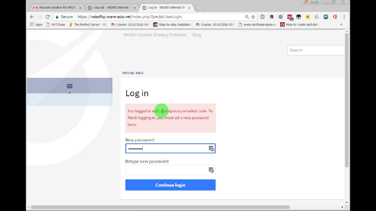 How to login for the first time to FSP - YouTube