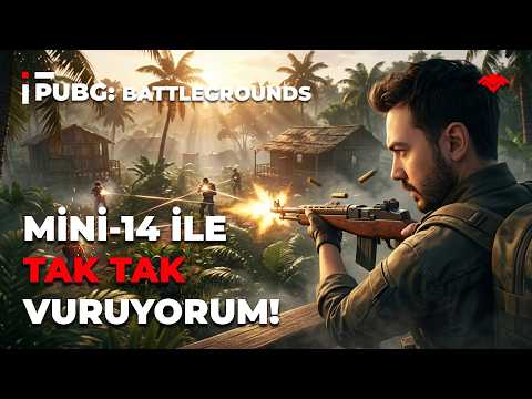 MİNİ-14 İLE TAK TAK VURUYORUM!! [PUBG]