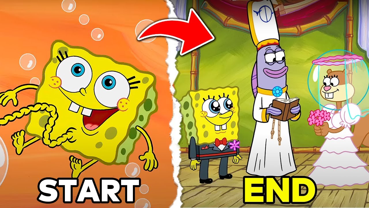 SpongeBob in 9 Minutes (From Start to Finish) - YouTube