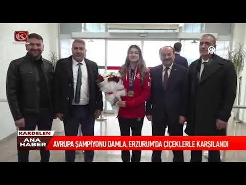 ERZURUMLU MİLLİ ATICI DAMLA KÖSE AVRUPA ŞAMPİYONU OLDU