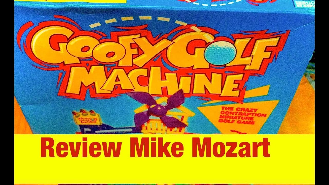 Goofy Golf Machine Game like "Mouse Trap" Toy Review by Mike Mozart of ...