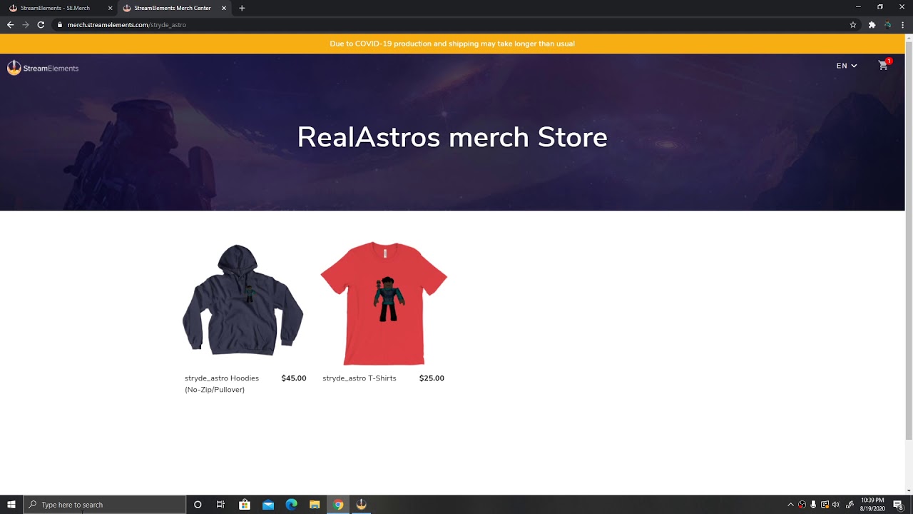 My real life merch is available - YouTube