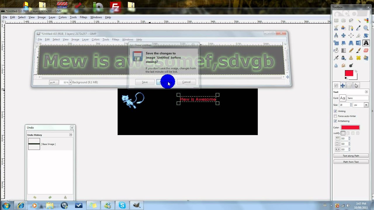 How to make a pokemon banner - YouTube