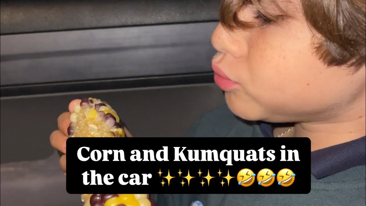 Corn and Kumquats in the Car 🤣 - YouTube