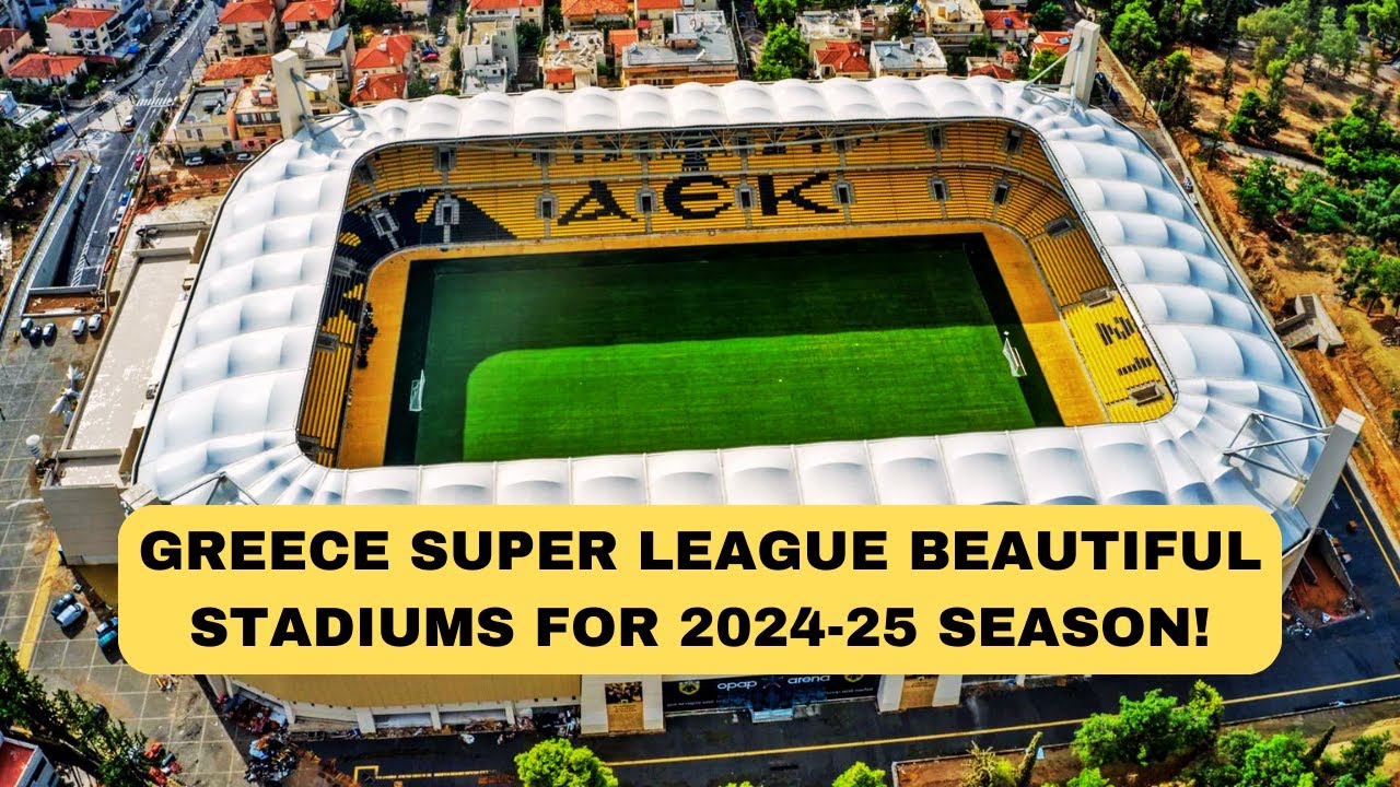 Discovering Greece's MOST ICONIC Football Stadiums Today - YouTube