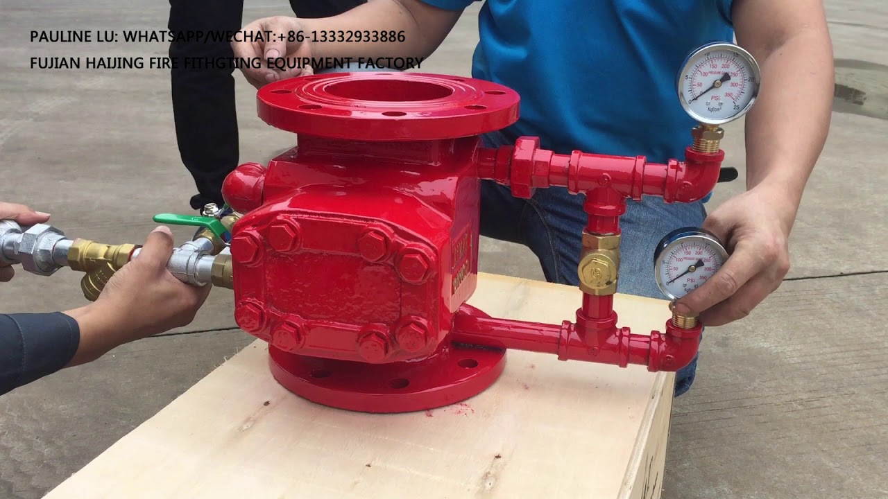 How to install a wet alarm valve - YouTube