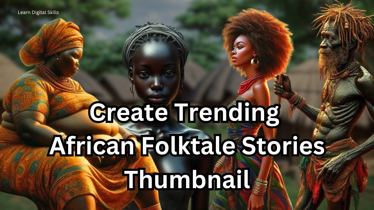 How to Design Eye Catching Thumbnail for African Folktale Stories (EASY ...