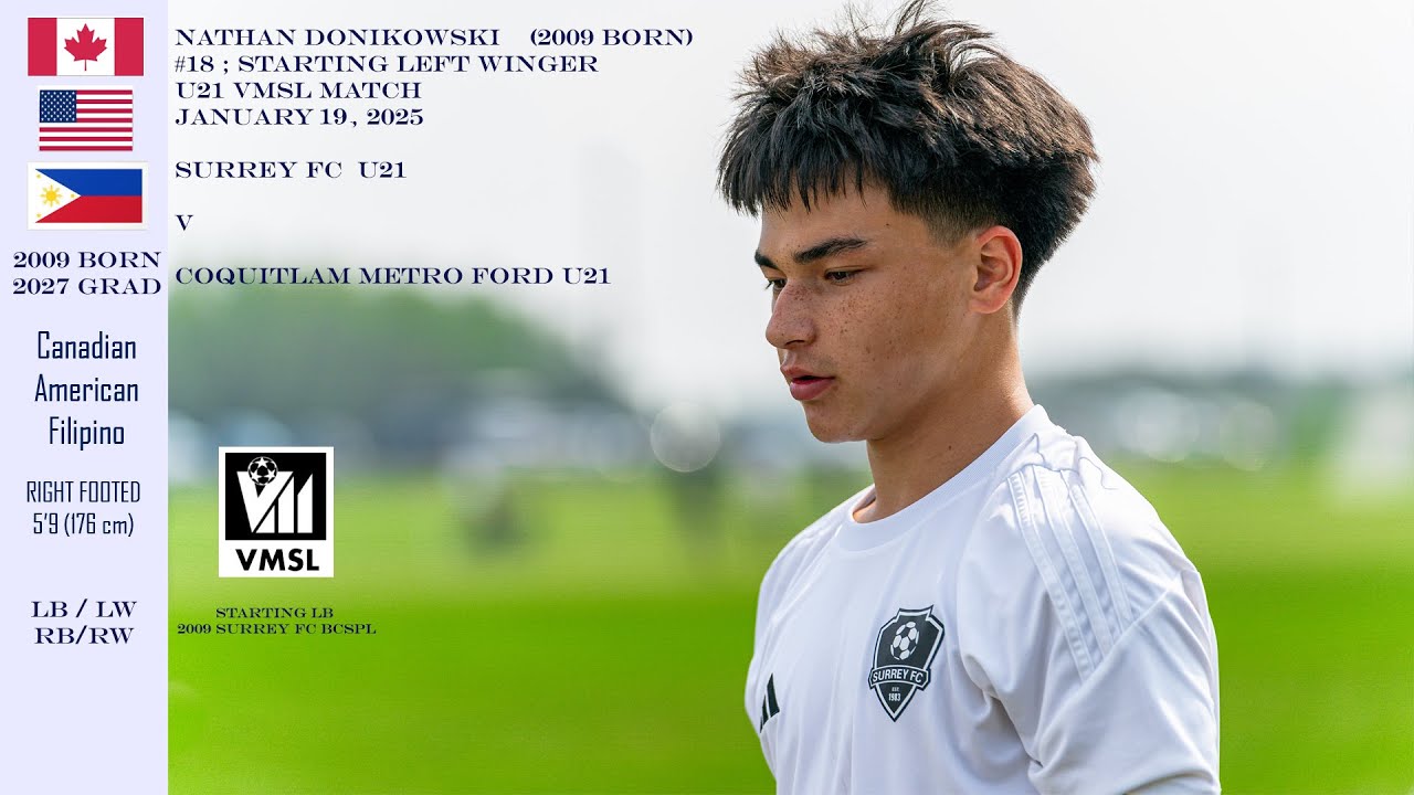 Nathan highlights VMSL U21 MATCH SURREY FC V CMFSC JAN 19, 2025 - YouTube