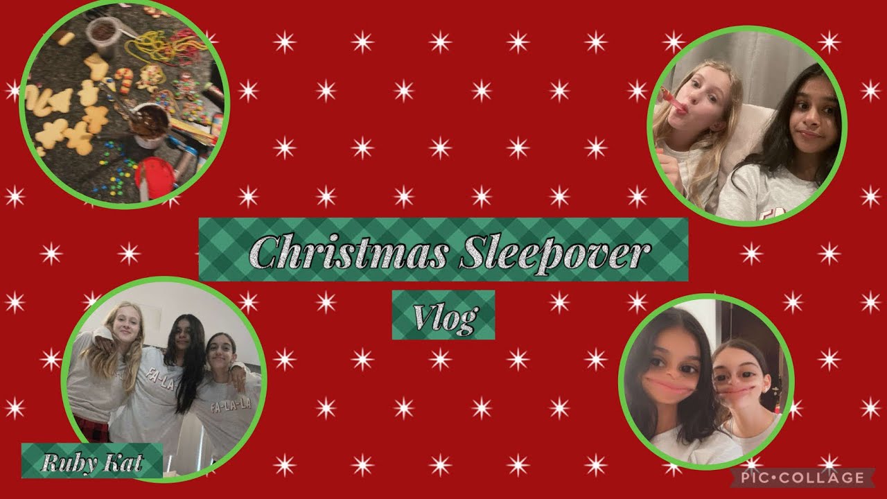 Christmas Sleepover Vlog w/ My Besties!!! - YouTube