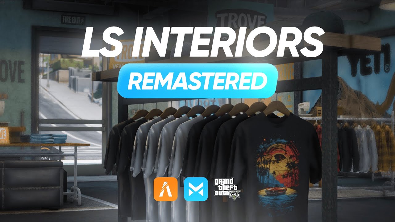LS Interiors Remastered | NEW Mod for GTA V and FiveM - YouTube