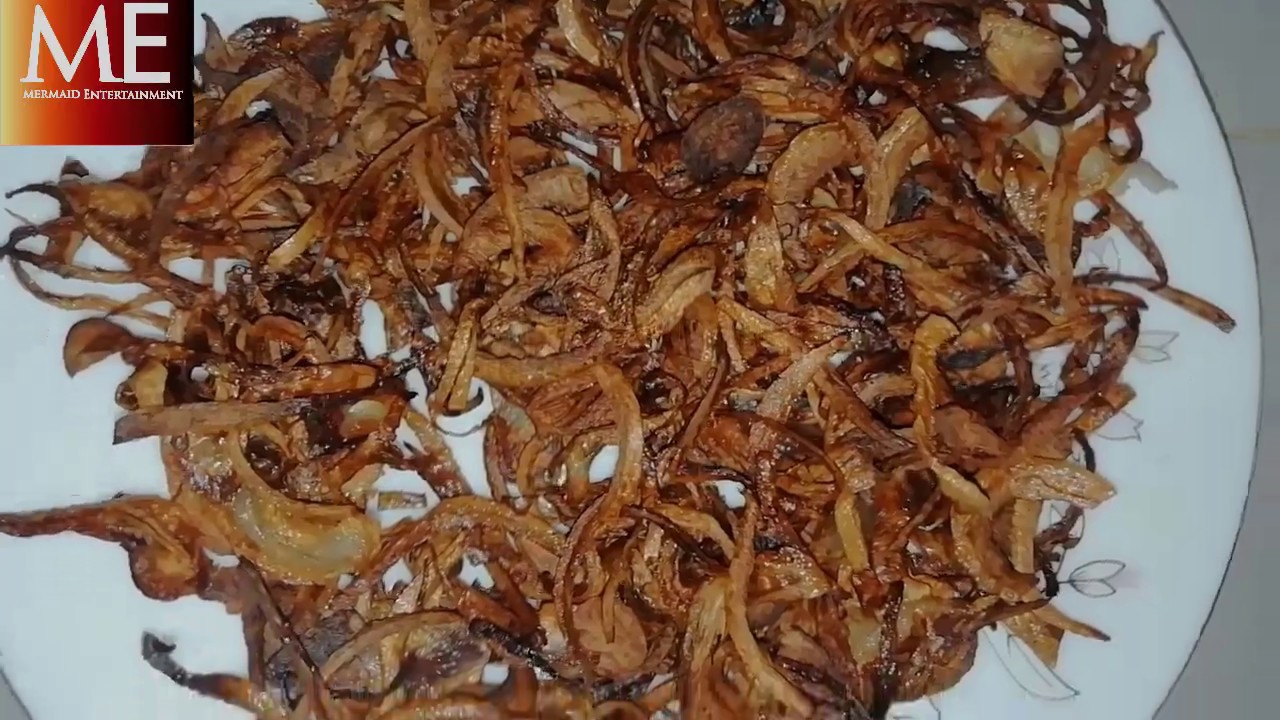 পেঁয়াজ বেরেস্তা || Crispy Fried Onion || Bangladeshi Peyaj Beresta ...