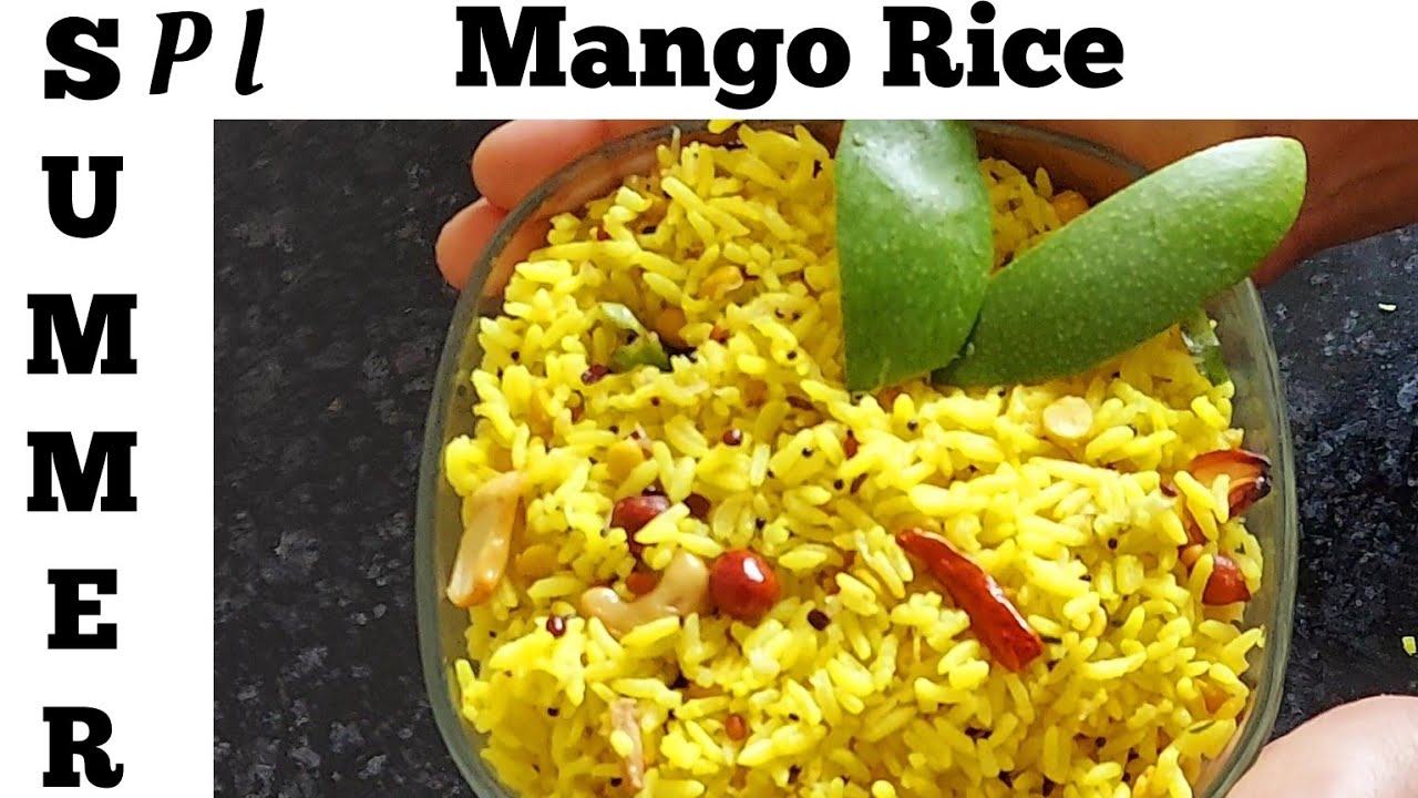 Summer Special Raw Mango Rice/Andhra Special Kacha Mango(Mamidikaya ...
