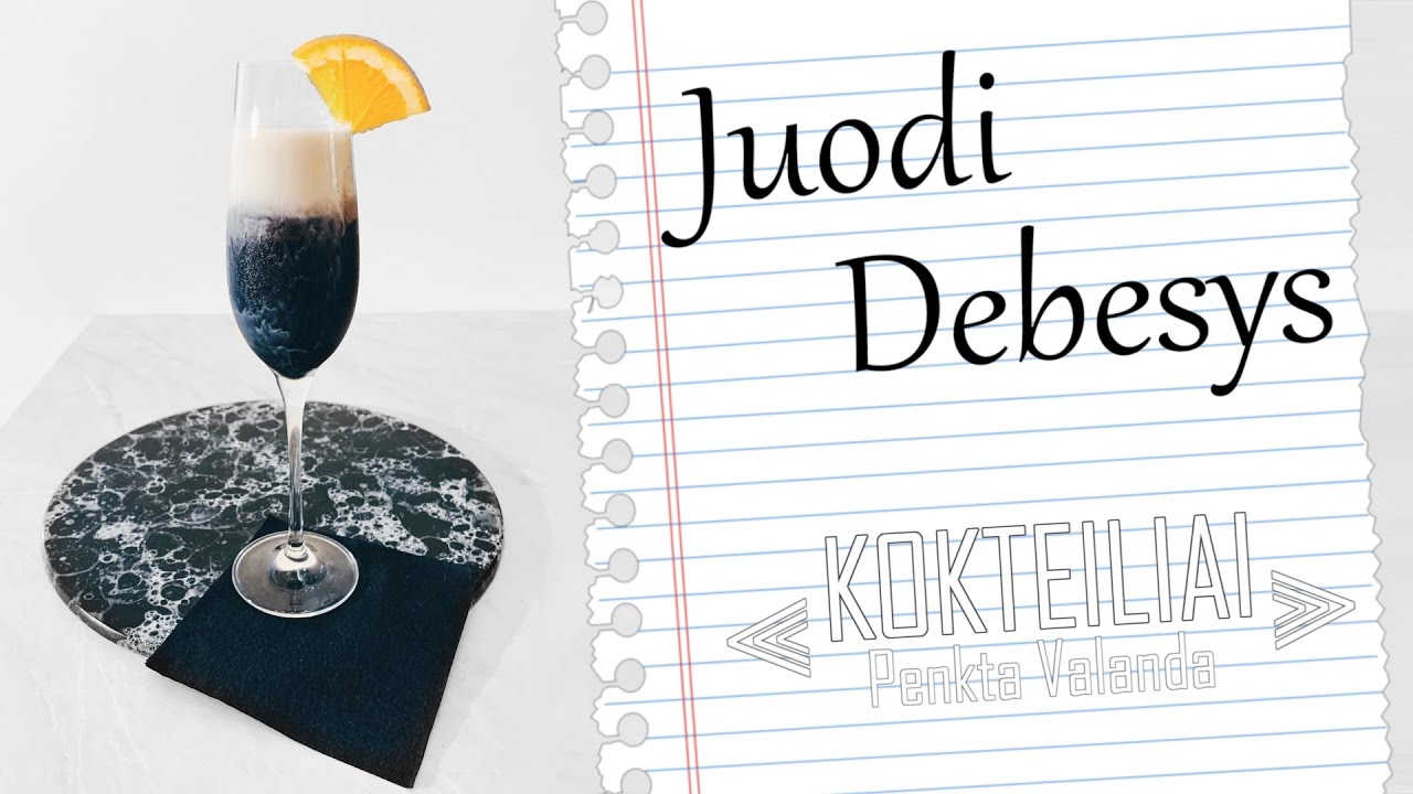 Juodi Debesys | Kokteilių Receptai | Penkta Valanda - YouTube