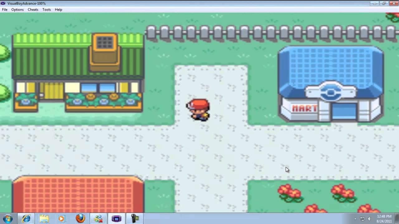 pokemon fire red walkthrough part 1 - YouTube