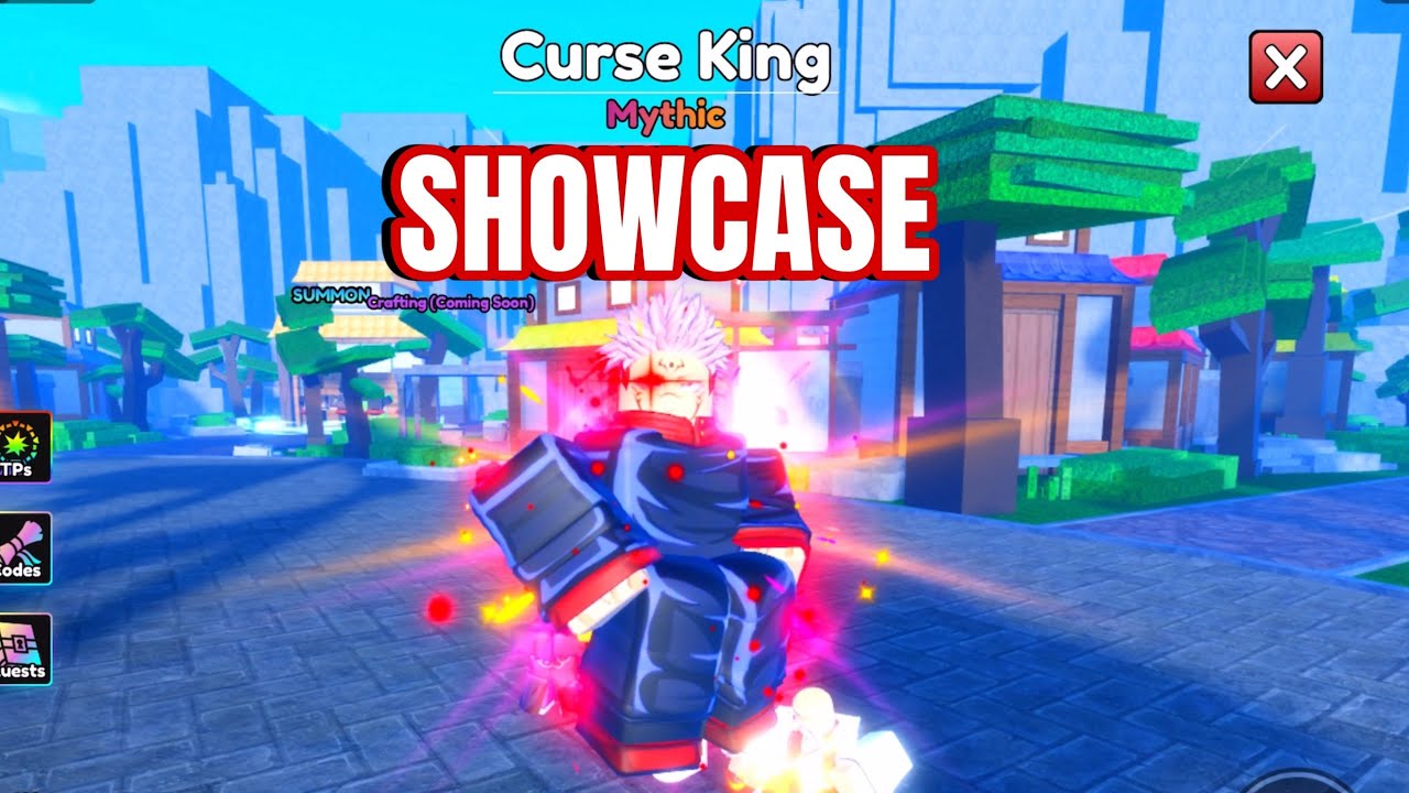 EVOLVED SUKUNA SHOWCASE! CURSE KING MYTHIC SHOWCASE ANIME LAST STAND ...