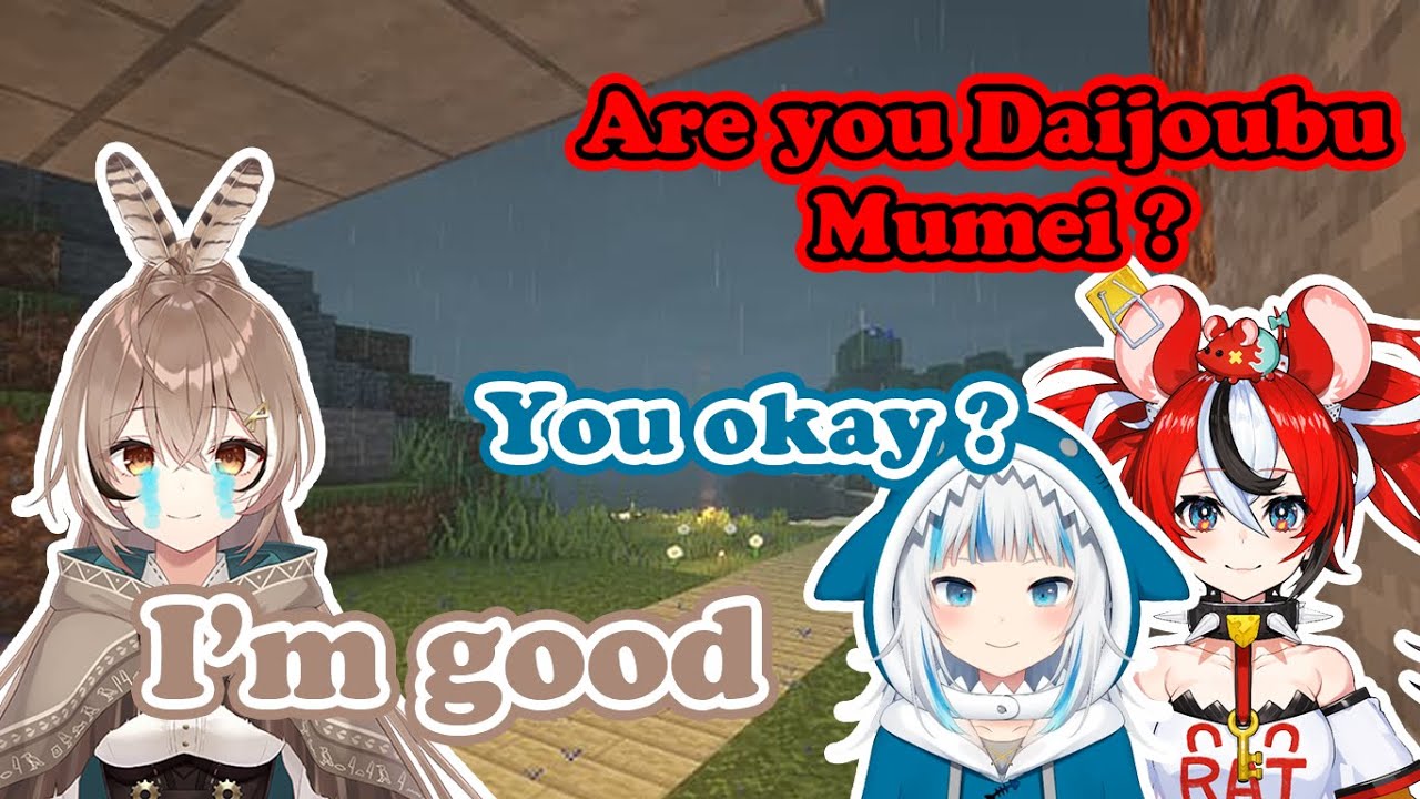 [ENG SUB/Hololive] Hakos Baelz,Nanashi Mumei,Gawr Gura - Mumei so sad ...