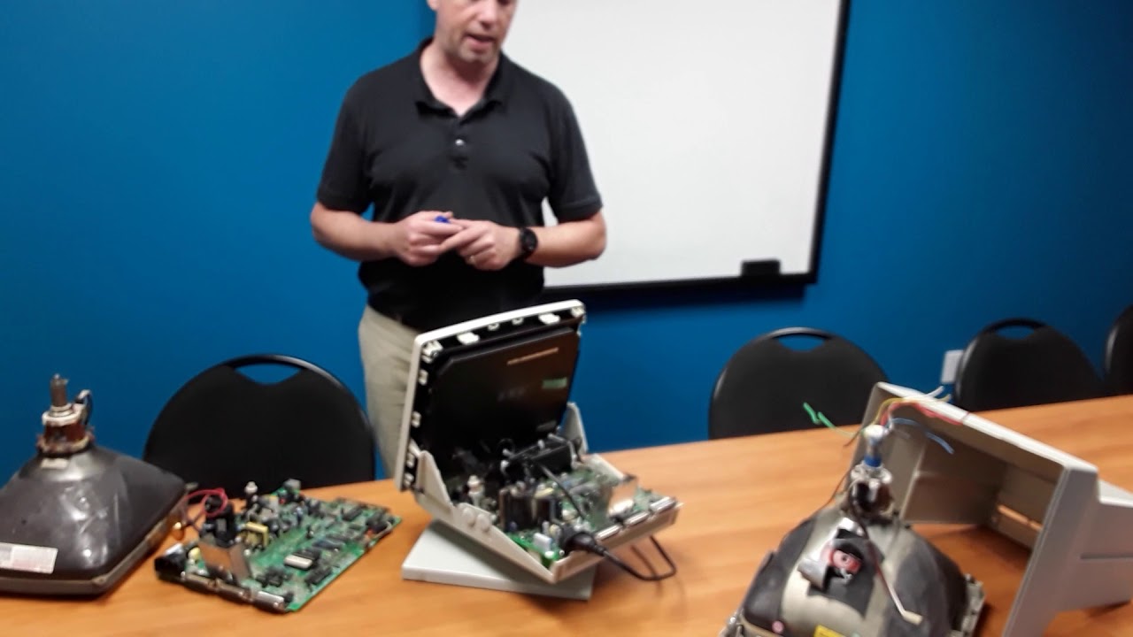HP Hewlett Packard LCD C1099A Terminal Upgrade - YouTube