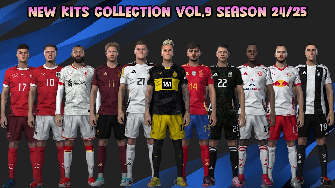 PES 2021 UPDATE KITPACK 2024 V9 BY ALL KITMAKERS - YouTube