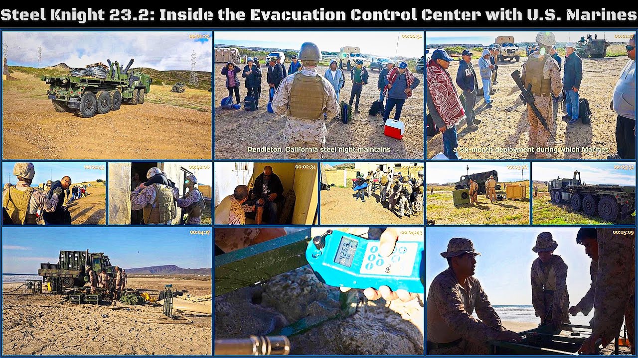 "Steel Knight 23.2: Inside the Evacuation Control Center with U.S ...