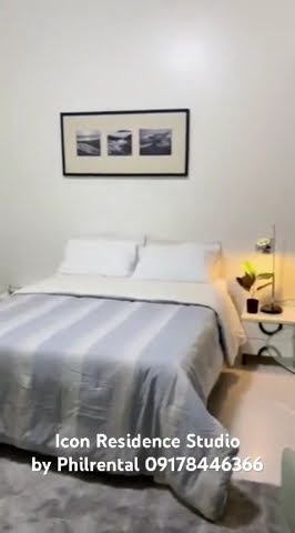 Icon Residences tower 2 . Fully furnished , 36sqm, queen size bed, 11cu ...