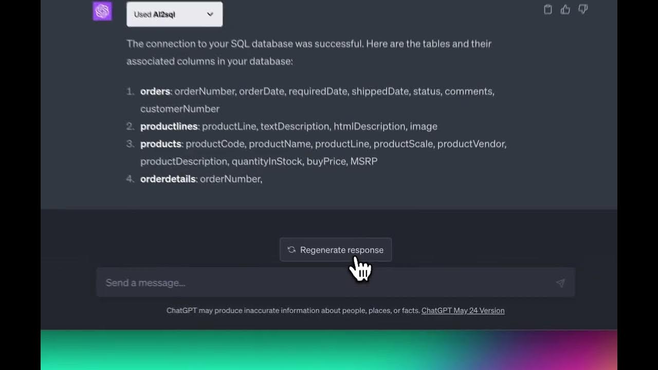 How to Use AI2sql ChatGPT Plugin to Generate SQL Queries - YouTube