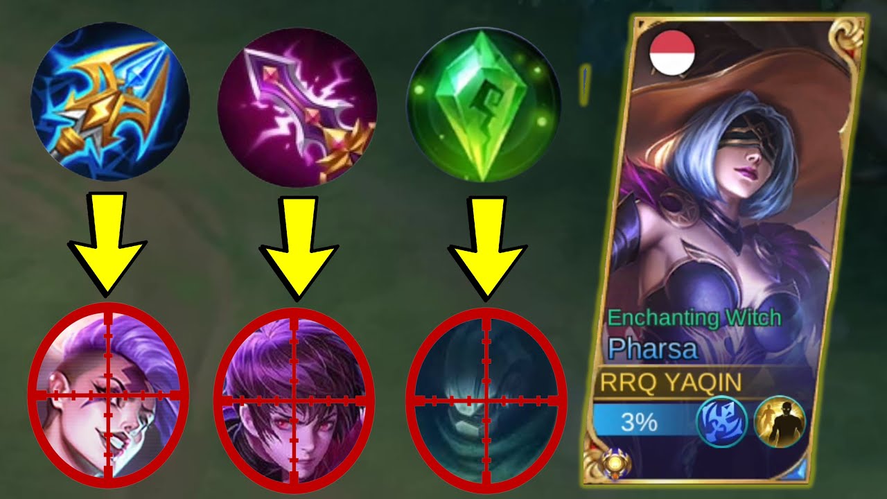 PHARSA BUILD MAGE MIDLANER VS PRO PLAYER ML 😭 - YouTube