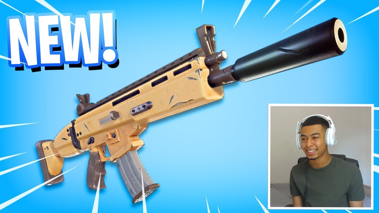 The New SUPPRESSED SCAR in Fortnite.. - YouTube